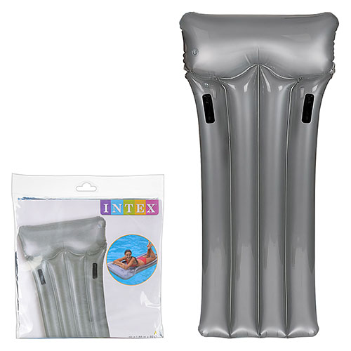 Надувной пляжный матраc Intex Deluxe с ручками 188х89 см (59726) - ves ...